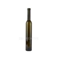 Quality 375ml Slim Ice Wine Glass Bottle Bar Top For Dessert Wine & Mead 4314C for sale