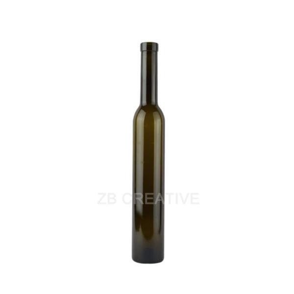 Quality 375ml Slim Ice Wine Glass Bottle Bar Top For Dessert Wine & Mead 4314C for sale