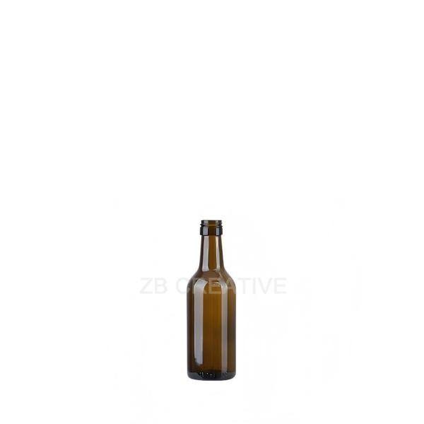 Quality 187ml Piccolo Bordeaux Glass Bottle Screw Top For Airline Wine 160g 1008S for sale