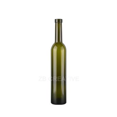 China Heavy Weight Colored Empty Wine Bottles 500ml 17oz For Premium Wine 510g 1405C for sale