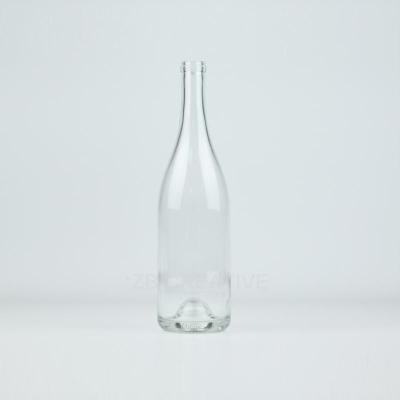 China Flint 750ml Liquor Bottles Wholesale Cork Top For Brandy 520g CY-894 for sale