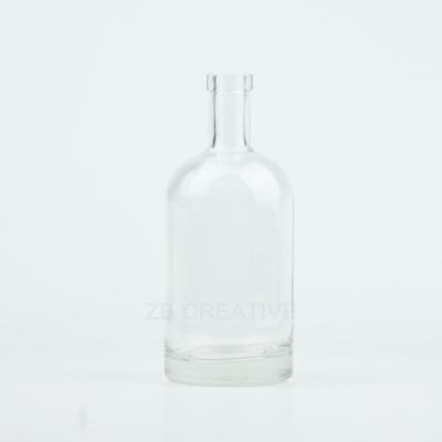 China 500ml High White Liquor Bottle Cork Top For Gin 580g CY-759 for sale