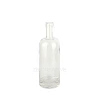 Quality OEM ODM Rum Glass Liquor Bottles Cork Top 650g 25oz CY-1018 for sale