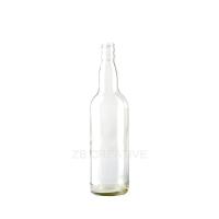 Quality 700ml Flint Tequila Glass Bottles Screw Top For Liquor 480g CY-830 for sale