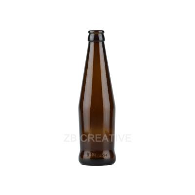 China 275ml Amber Beer Bottles Crown Top For RTD Beverage 240g CY-206 for sale
