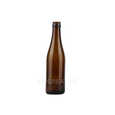 China OEM 330ml amber beer bottles Crown Top For Craft Brew 280g CY-320 for sale
