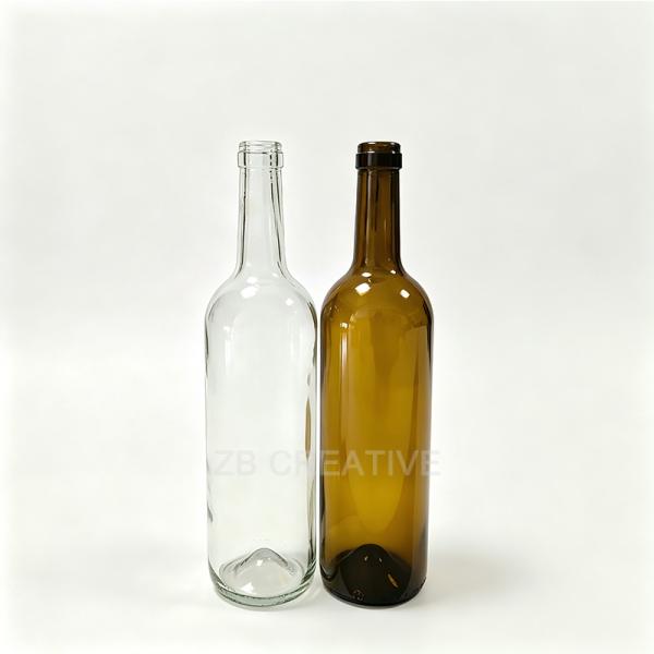Quality 750ml Ultra Light Empty Wine Glass Bottle For Table Wine 410g 1702K-7A for sale