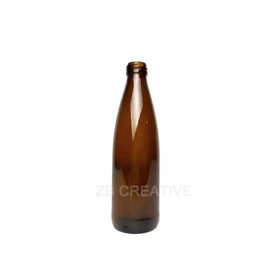 China Flint Empty Glass Water Bottle Screw Top 330ml For Beverage 260g CY-814 for sale