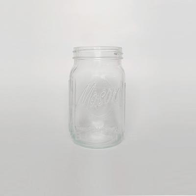 China 1000ml Flint Glass Mason Storage Jar Screw Finish Food Storage 400g CY-1000-1216 for sale