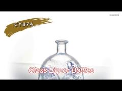 750ml flint premium spirit glass bottle cork finish for cin 800g cy-874
