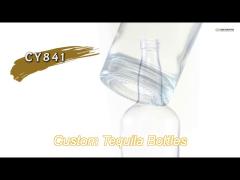 cork top custom tequila bottles 650g 750ml crystal white bulk empty wine bottles cy-841