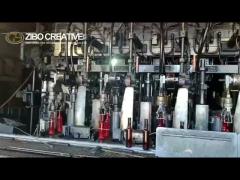 Inside the Factory: High-Speed Glass Wine Bottle Production Line | Wholesale Manufacturer