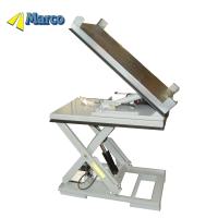 Quality Marco Customsized 40 Degree Tilt Pallet Hydraulic Scissor Lift Table Warehouse for sale