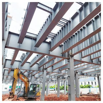 China Prefabricated Metal Storage Buildings , Sandwich Panel Steel Building Workshop Garage for sale