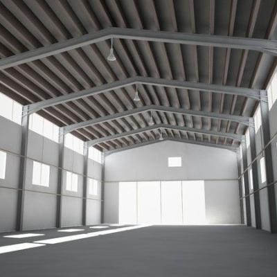 China Strong Metal Buildings Rust Resistant Steel Structure Barn With Spacious Interior And Loft for sale