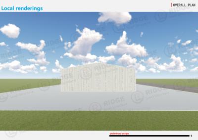 China Prefabricated Industrial Factory Warehouse Metal Frame House Pre Engineered Modular Steel Structure Buildings for sale