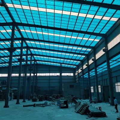 China Custom Fabrication Metal Steel Structure Building With Metal Roofing Wall Panel for sale