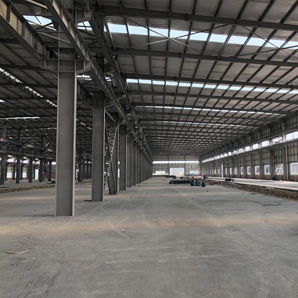 Quality Lightweight Steel Buildings Metal Buildings Workshop Portal Frame Roof for sale