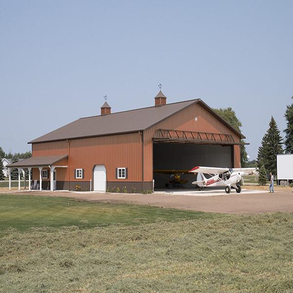 Quality Prebricated Peb Light Steel Structure Frame Cowshedd Warehouse Workshop Garage Shed Hangar for sale