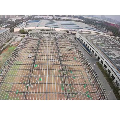 China Architectural Design Of Industrial Workshop Warehouse Office , Two Storey Steel Frame Building for sale