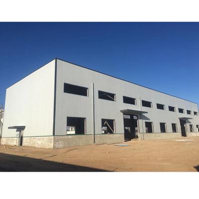 China Customized Size Steel Structure Building with Sandwich Panel Roof and Prefabricated Warehouse Design for sale