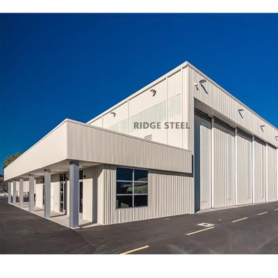 China Farmhouse Overpass Bridge Mall Gym Home Office Factory Direct Sale Practical Wide Span Steel Structure Buildings Workshop for sale