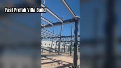 prefab villa prefabricated house