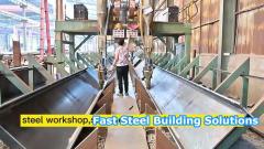 Fast Installation Prefab Steel Structure Design Car Showroom Office Buildings Hotel Buildings