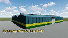 Prefabricated Hot Dipped - / , Galvanized Steel Structure Warehouse For One-Stop Solution