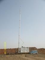 China Rapid Integration Communication Tower Single Pipe 20 - 32m Hot Dip Galvanized for sale