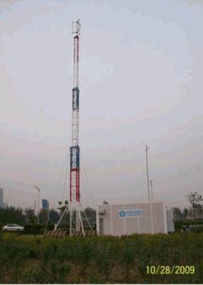 China 20m - 32m Rode en Witte Rapid Deployment Tower 20'' Kamer Telescopisch Te koop