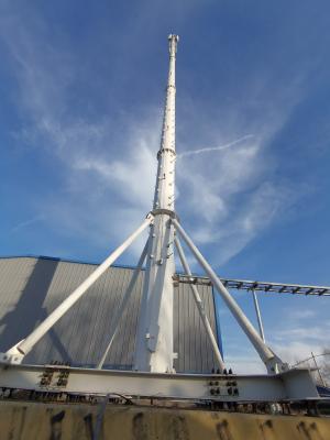 China Instalación y uso convenientes de la torre de comunicación del monopolo de la estructura simple en venta