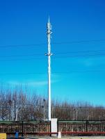 China Simple Structure Monopole Communication Tower Convenient Installation And Use for sale