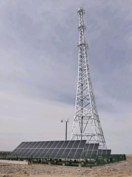 Cina Torre d'acciaio galvanizzata delle Telecomunicazioni del telefono cellulare della torre di Internet della IMMERSIONE calda Q345 5g in vendita