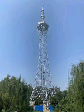 Cina Torre d'acciaio galvanizzata delle Telecomunicazioni del telefono cellulare della torre di Internet della IMMERSIONE calda Q345 5g in vendita