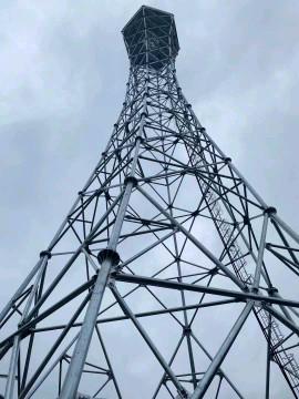 Cina Torre d'acciaio galvanizzata delle Telecomunicazioni del telefono cellulare della torre di Internet della IMMERSIONE calda Q345 5g in vendita