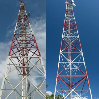 Cina CE/BS/AS ha progettato 4 gambe inclina le Telecomunicazioni d'acciaio 5g si eleva con 2 piattaforme in vendita