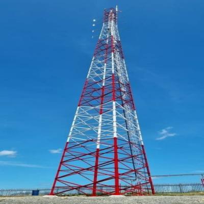 Cina 3leg angolare ha galvanizzato la torre di antenna mobile d'acciaio con i sostegni di Mw in vendita