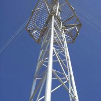 China Triangle hot dip galvanized Telecom Guyed Tower for sale