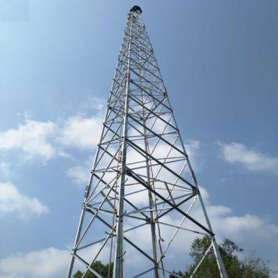China torre poligonal da proteção de relâmpago de 50m Q345B à venda