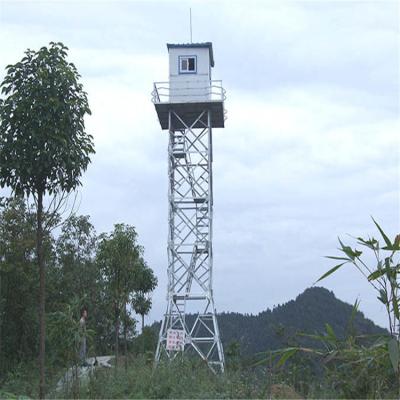 China Torre de acero del reloj del ejército del ángulo para la observación artificial en venta