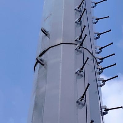 China Torre móvel galvanizada resistente à corrosão do telefone celular à venda