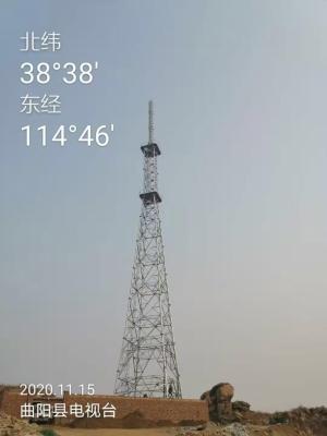 Cina 4 torre di antenna radiofonica fornita di gambe della torre 50m per radiodiffusione in vendita