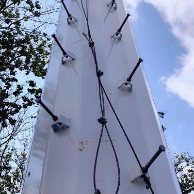 中国 OEMのアンテナ30m 30m/S Monopole鋼鉄タワー 販売のため