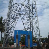 China 30m/S Triangular Self Supporting Lattice Angle Steel Tower for sale