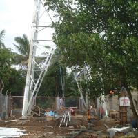China 30m/S Triangular Self Supporting Lattice Angle Steel Tower for sale