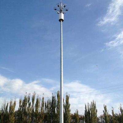 China Signaal van de Communicatie GSM Bliksembescherming Monopole Staaltoren Te koop
