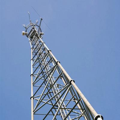 中国 マスト3の管36m/Sの管状の鋼鉄タワーの大きいテレコミュニケーション力オイルのターミナル 販売のため