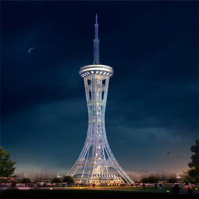 Cina Radio dell'acciaio Q235 e torre tubolari della televisione galvanizzate 15m in vendita