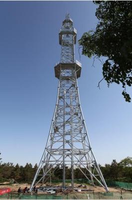 Cina L'iso ha certificato la torre di antenna autosufficiente galvanizzata di Q345 TV in vendita